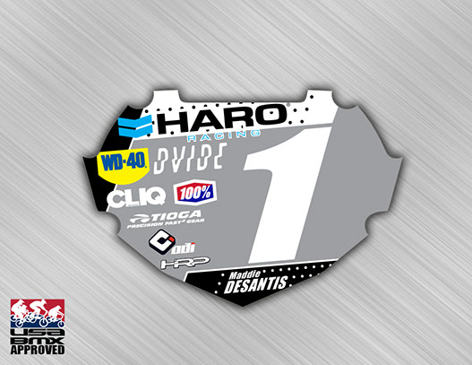Custom BMX Number Plates