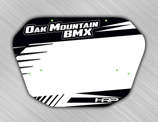 Custom BMX Number Plates