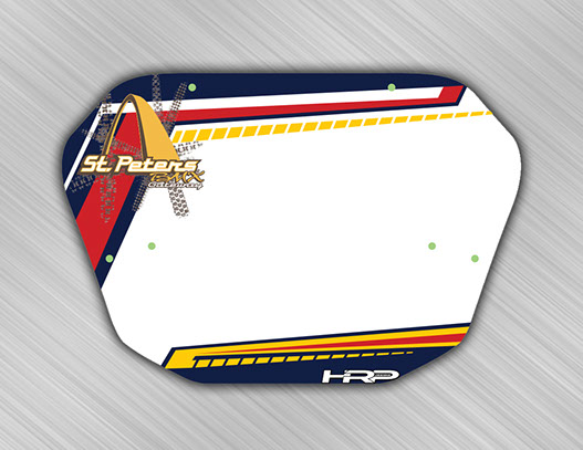 Custom BMX Number Plates