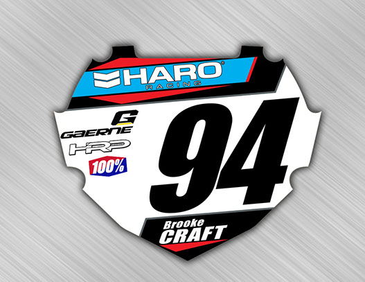 Custom BMX Number Plates