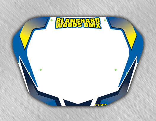 Custom BMX Number Plates